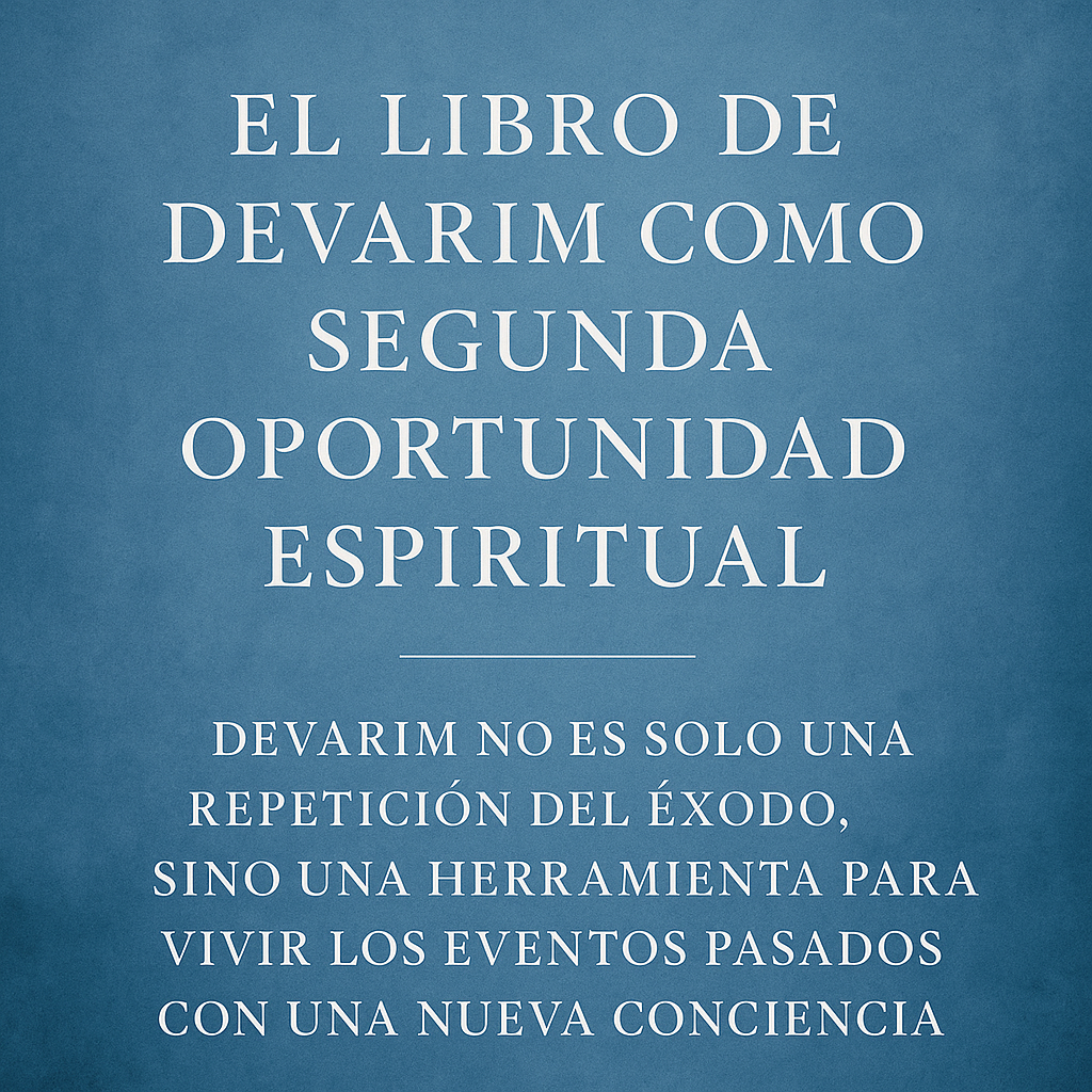 Parashá Devarim: Cuando la vida te da una segunda oportunidad… ¡tómala ...